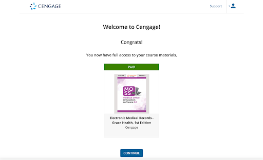 Cengage Access Resource