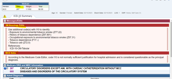 3M Encoder for Inpatient Cases