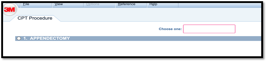 3M Encoder Tool for CPT & HCPCS