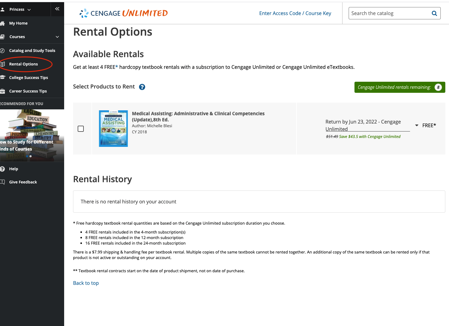 Cengage Study Tools and Tips, FAQs