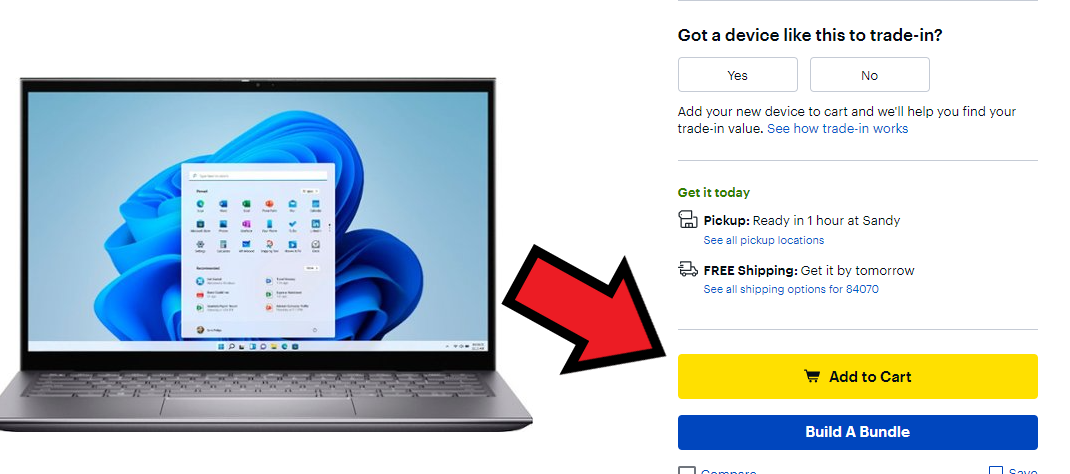 How do I get my laptop?